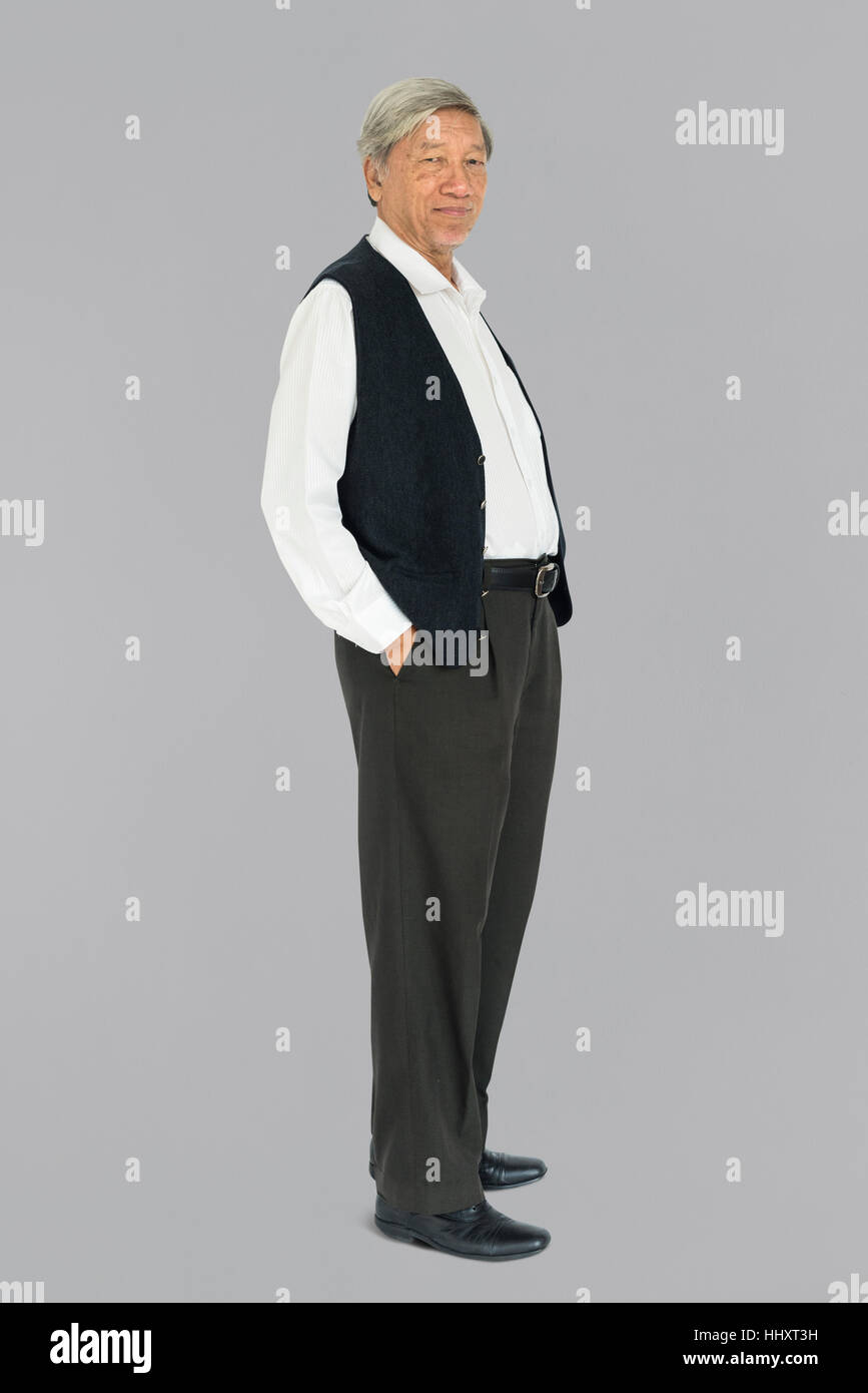 People Man Full Body Studio Shoot Concept Stock Photo - Alamy