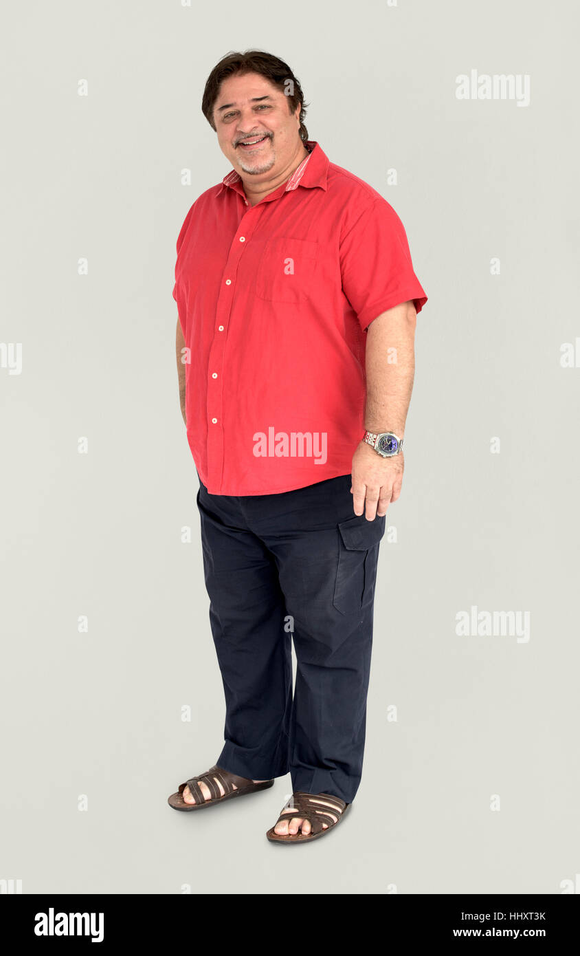 People Man Full Body Studio Shoot Concept Stock Photo - Alamy