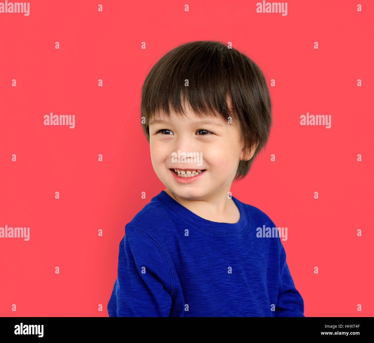 Little Kid Boy Smile Happy Concept Stock Photo - Alamy