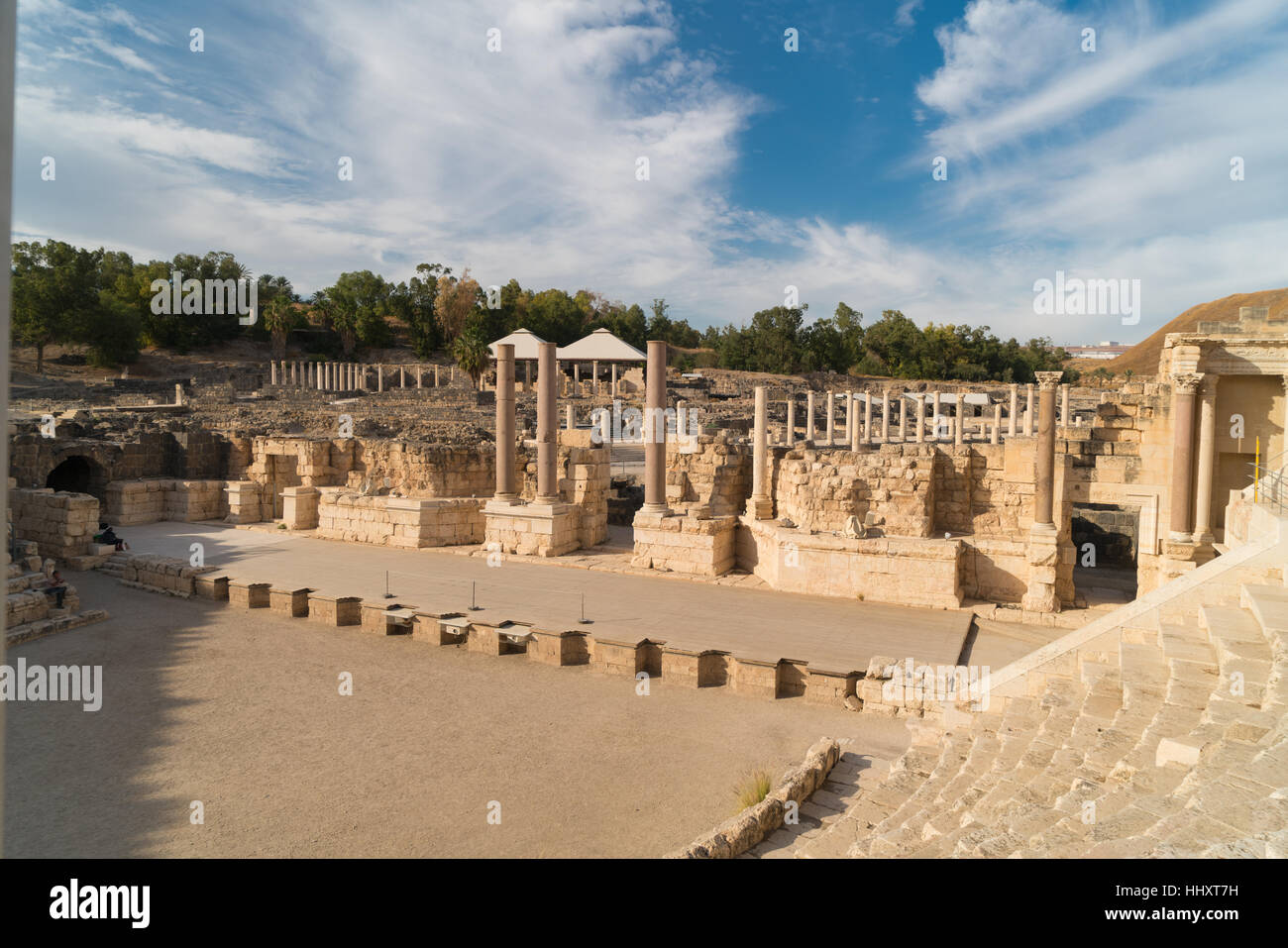 Bet Shean National Park (Scythopolis), Israel Stock Photo - Alamy