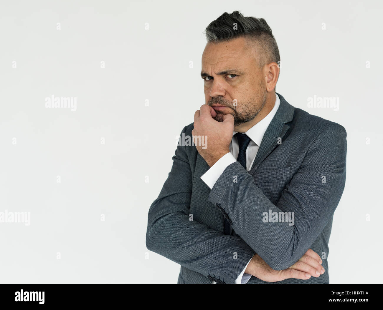 Businessman Adult Portrait Occupation Concept Stock Photo - Alamy