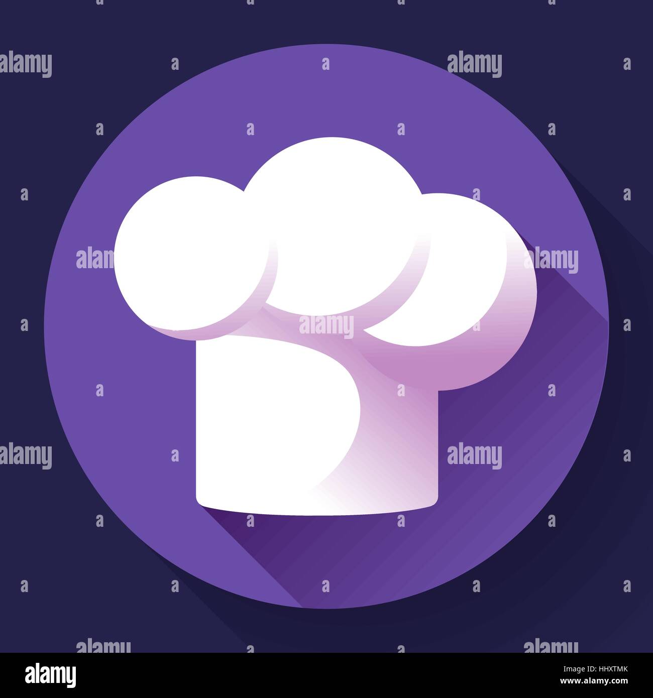 Pure white restaurant chef hat Stock Vector Image & Art - Alamy