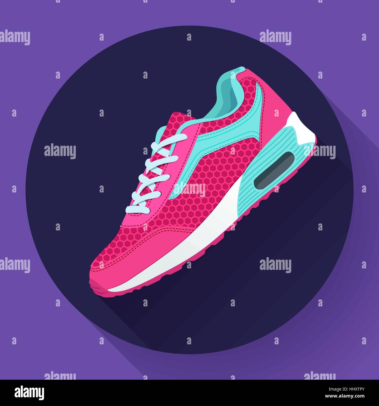 fitness sneakers shoes for training running shoe flat design with long ...