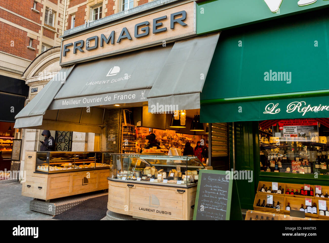 Paris, France, French Shop Fronts, Shopping Cheese shop, "Fromager ...