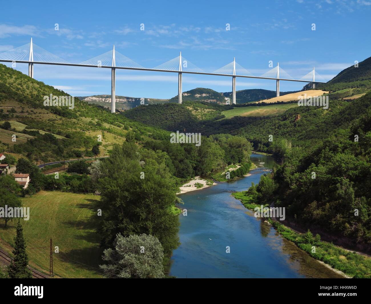 Millau Viaduct, Millau, France Stock Photo - Alamy