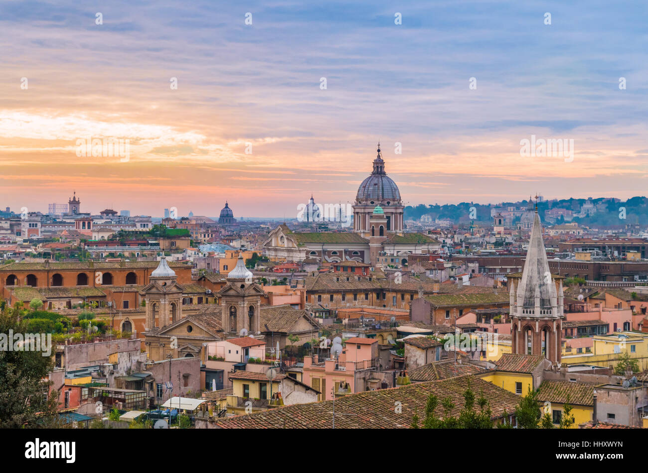 A quaint and charming attraction of the capital of Italy Stock Photo ...