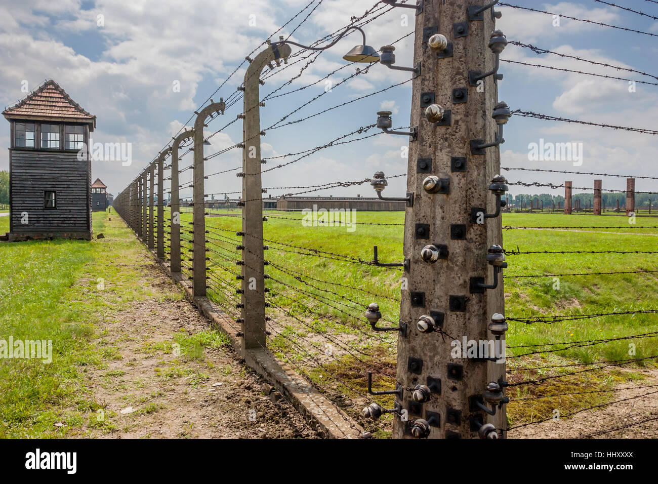 AUSCHWITZ-BIRKENAU CONCENTRATION CAMP, KRAKOW, POLAND - CIRCA JUNE 2012 ...