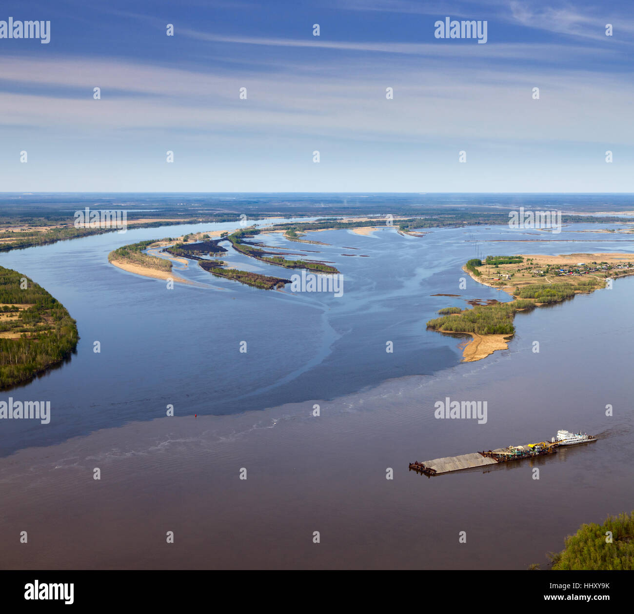 Pusher ship barge on hi-res stock photography and images - Alamy