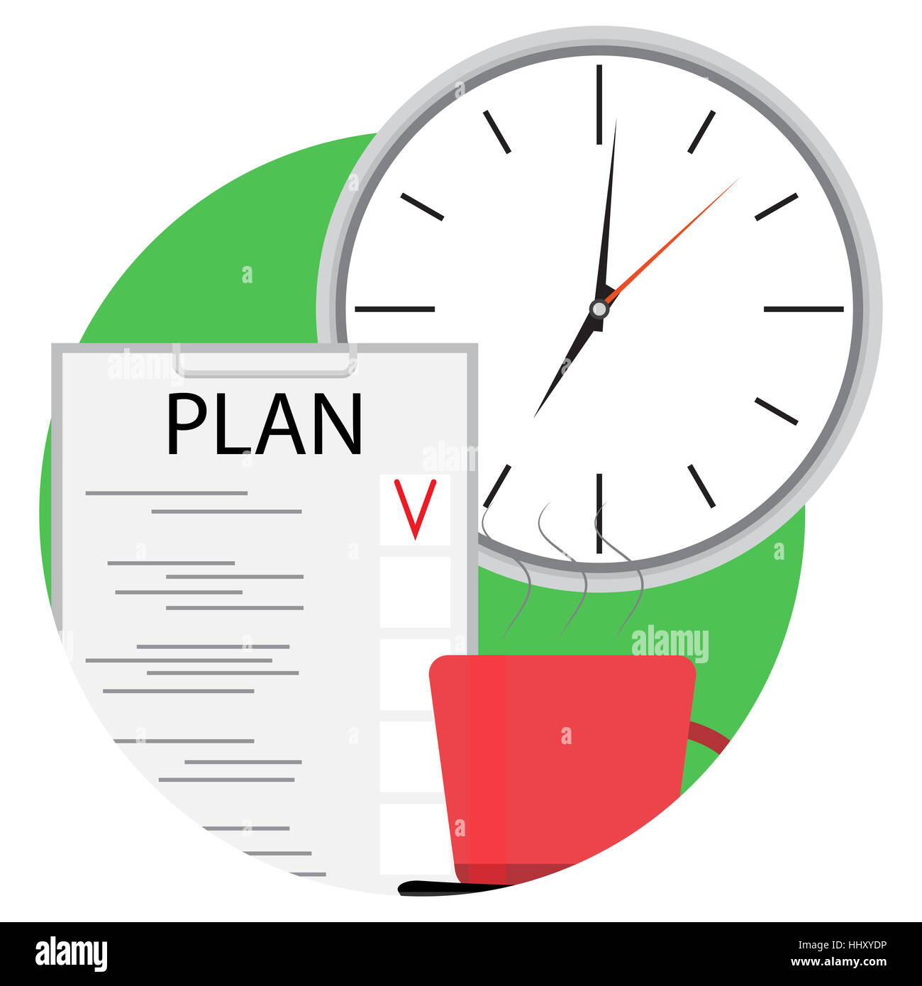Write business plan icon vector. Management plan business illustration ...