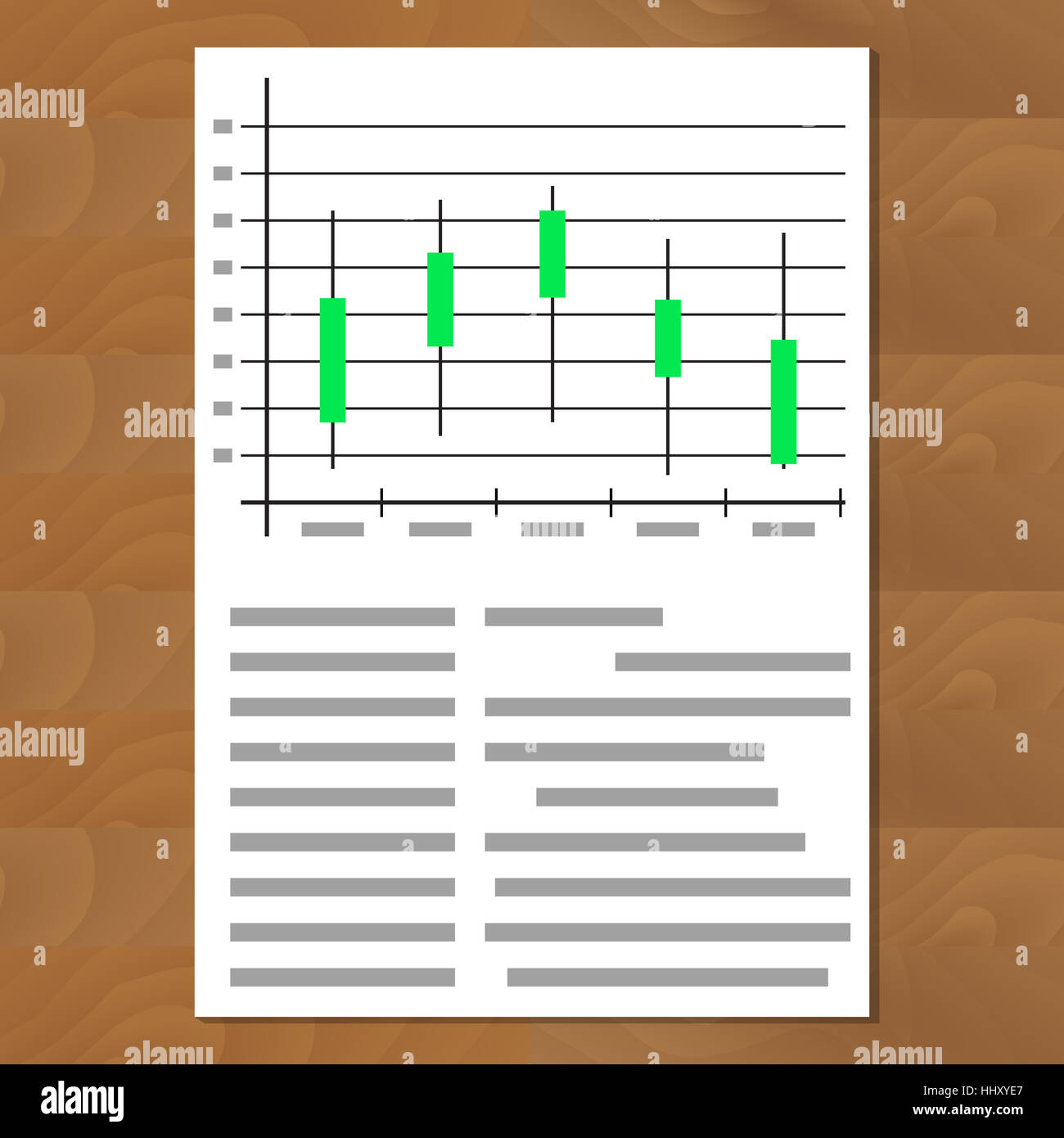 Exchange graph chart vector. Finance growth and investment progress ...