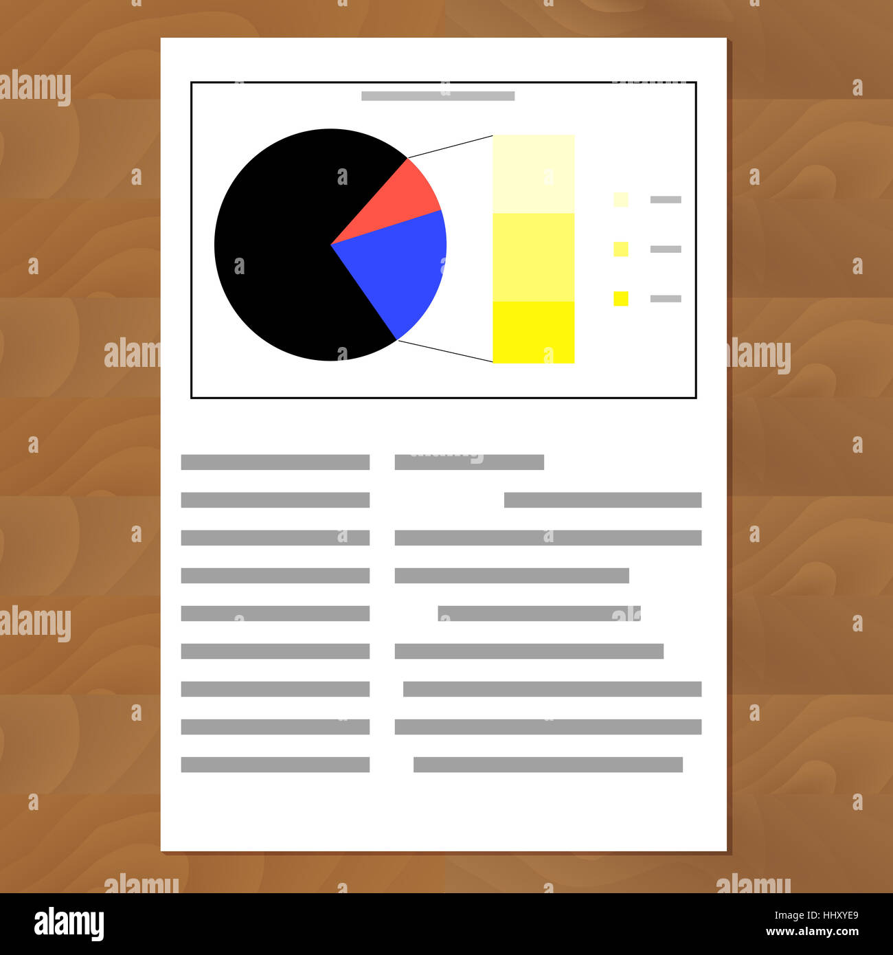 Financial data pie chart. Business graph data, financial round chart ...