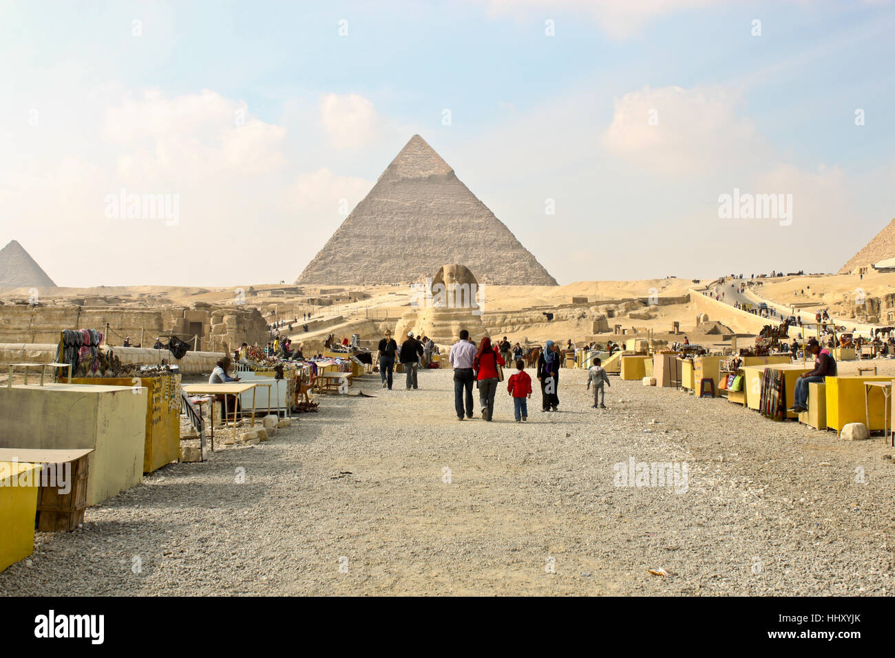 Egypt pyramids giza tourist souvenirs hi-res stock photography and ...
