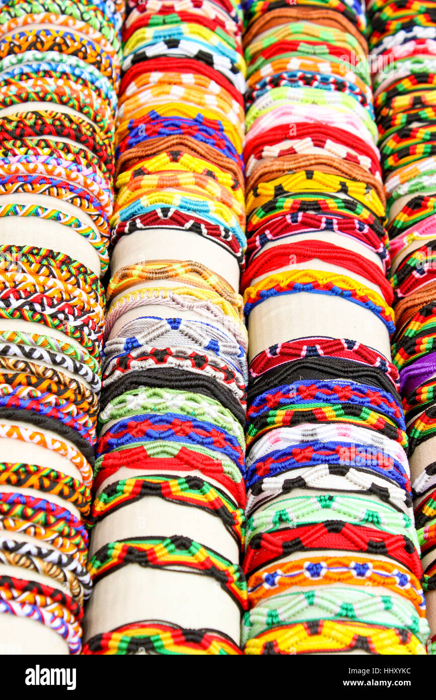 Flea market bracelets hi-res stock photography and images - Alamy