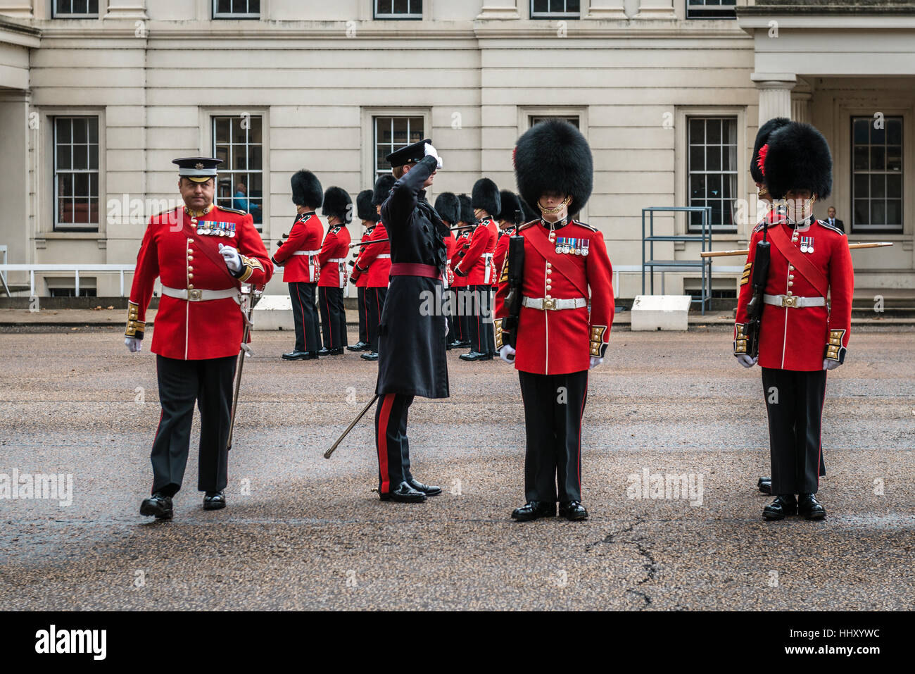 London, United Kingdom - October 18, 2016: Preparation for Changing the ...