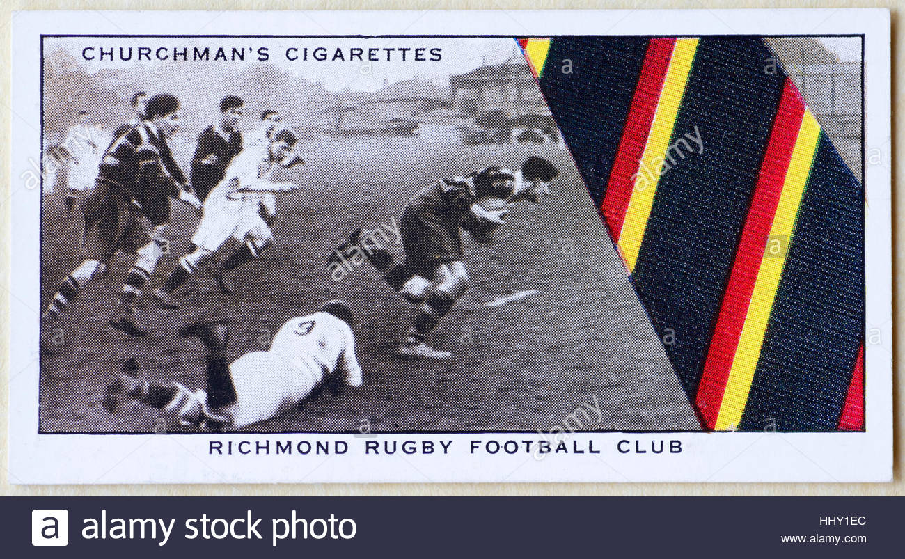 Richmond Rugby Football club tie Stock Photo - Alamy