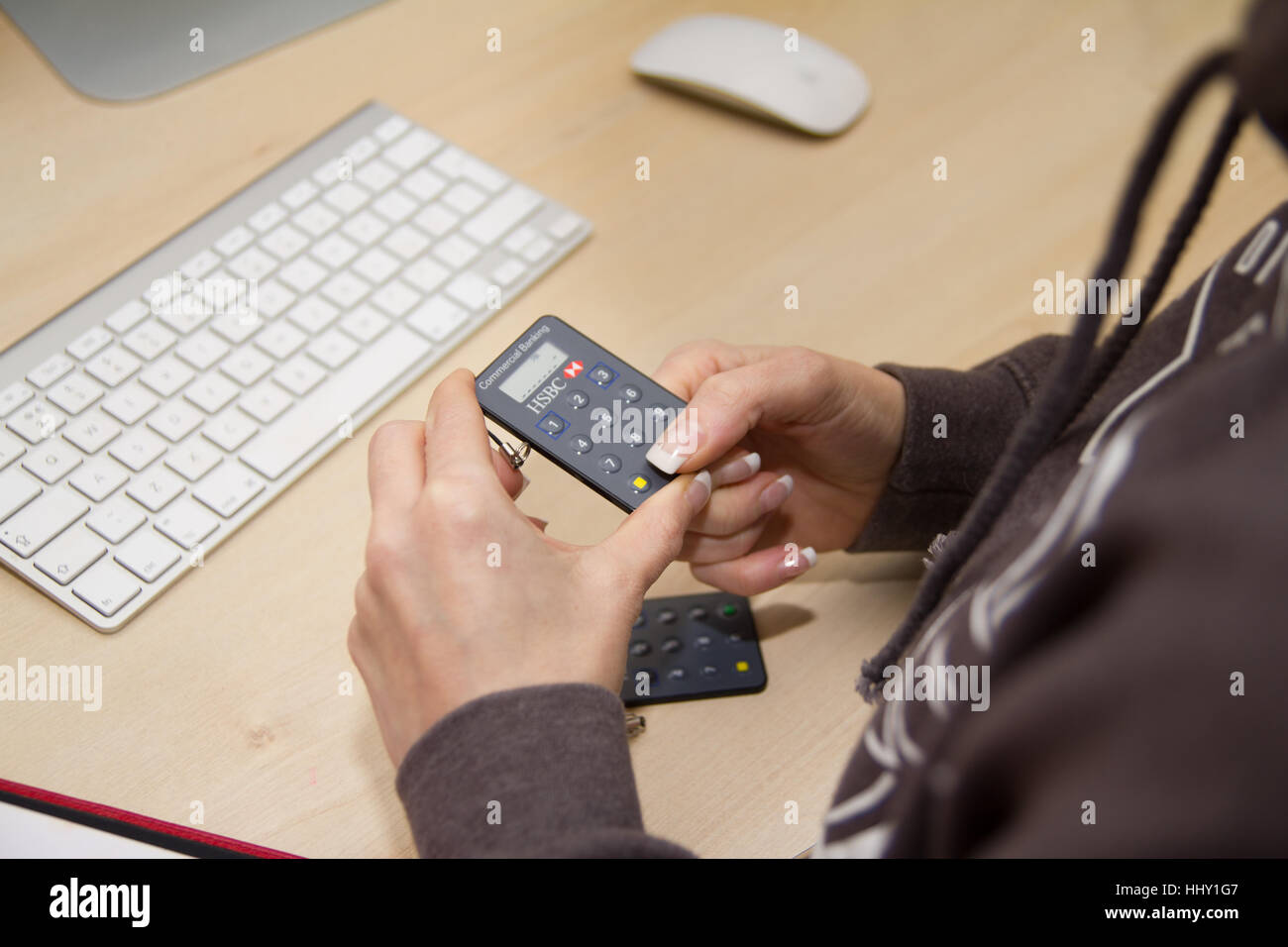 Hsbc online banking security device hi-res stock photography and images ...