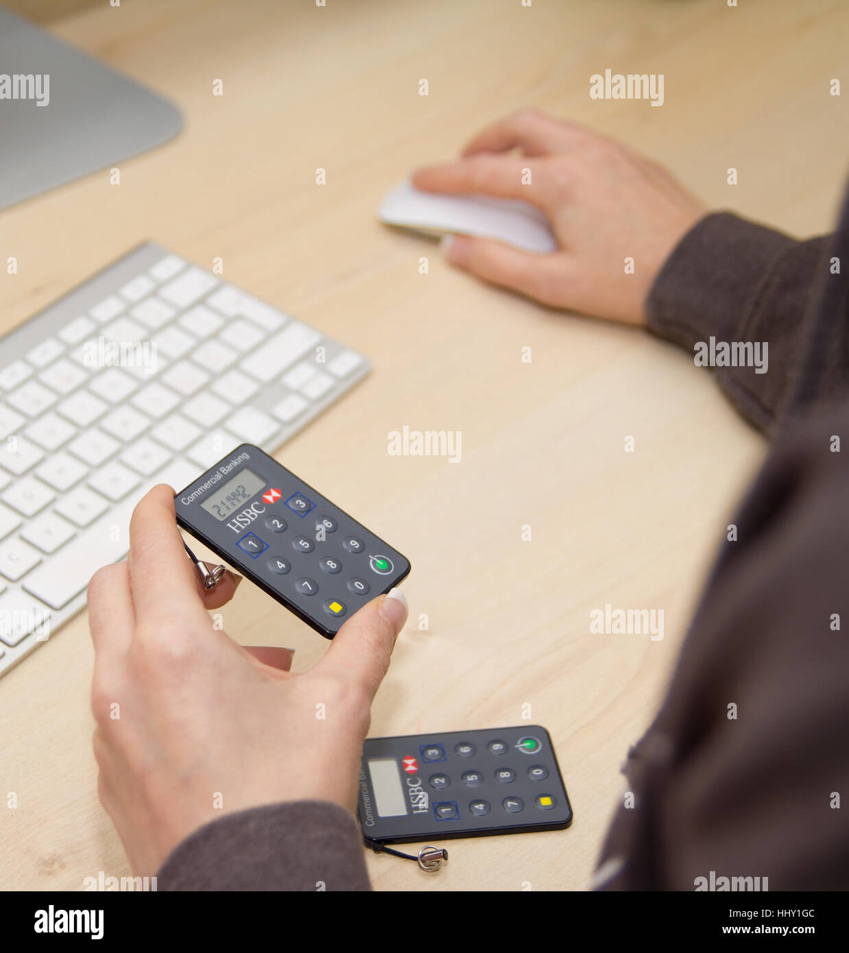 Hsbc online banking security device hi-res stock photography and images ...