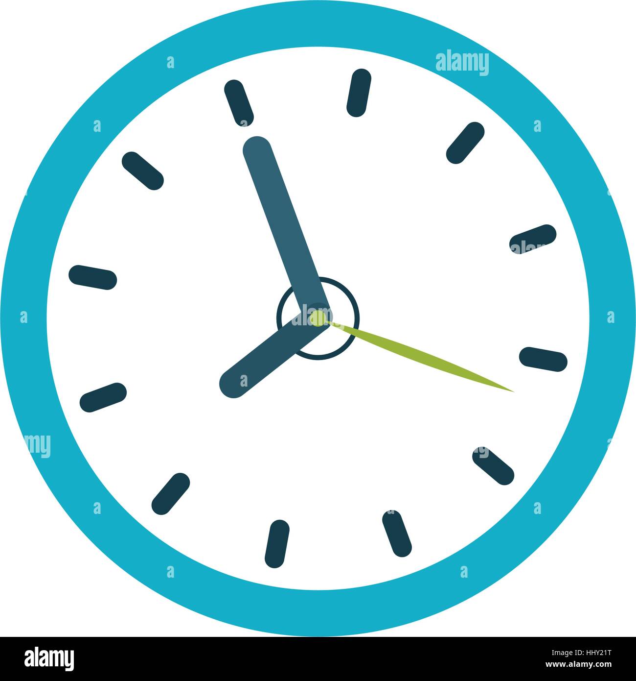 Isolated time clock Stock Vector Image & Art - Alamy