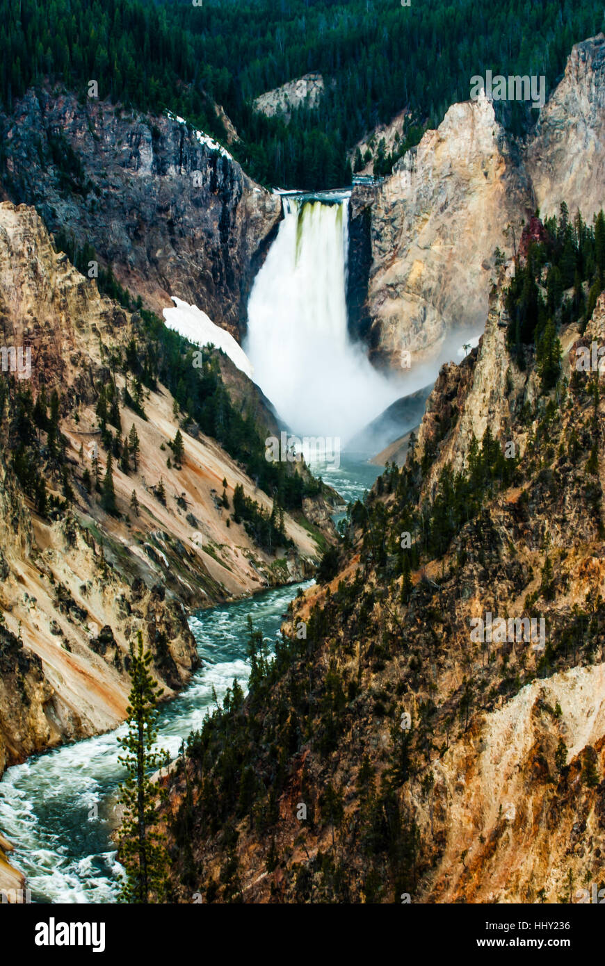 Yellowstone water flow hi-res stock photography and images - Alamy