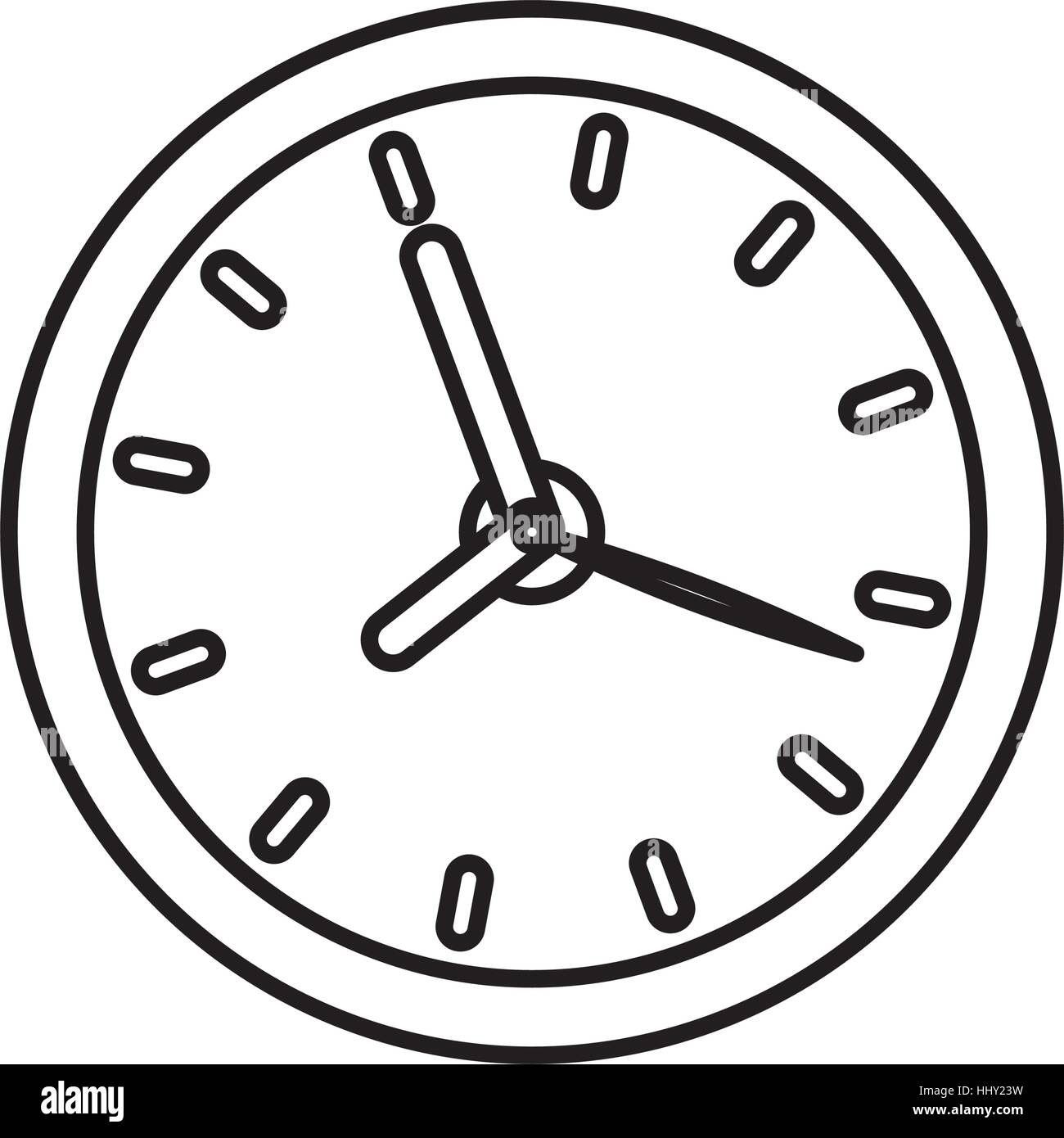 Isolated time clock Stock Vector Image & Art - Alamy