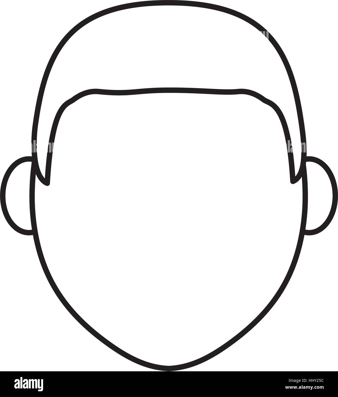 Man faceless head Stock Vector Image & Art - Alamy