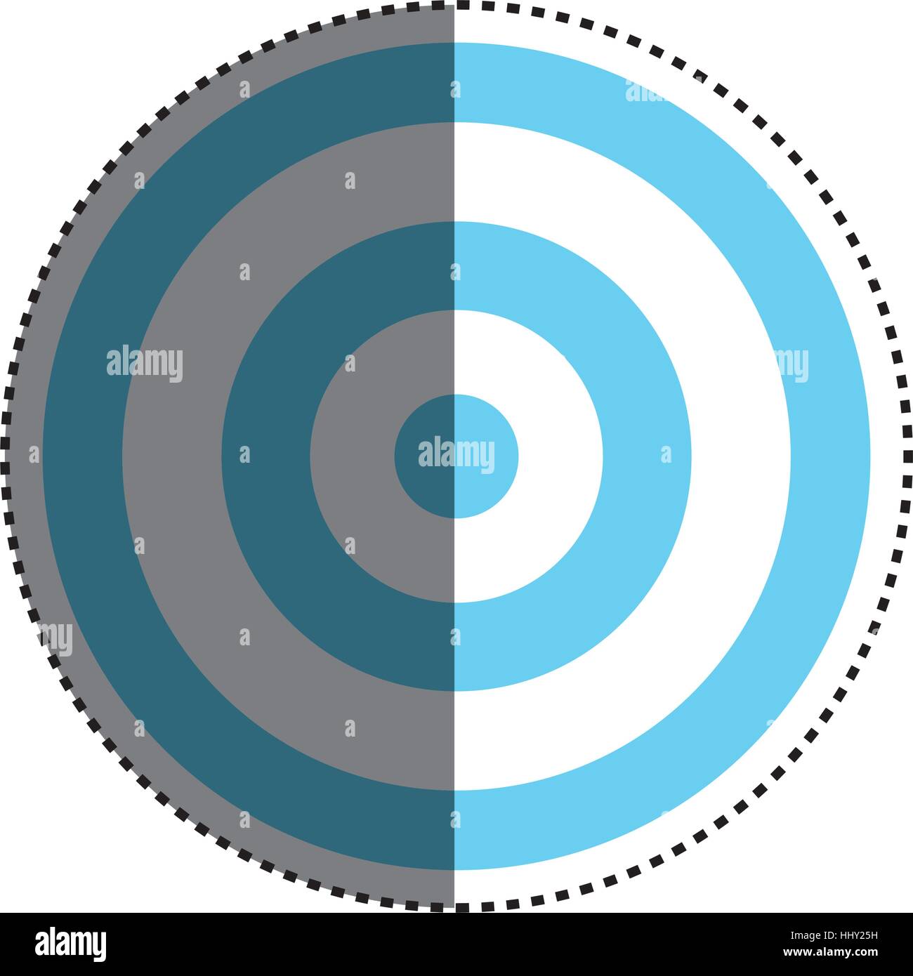 Round target dartboard Stock Vector Image & Art - Alamy
