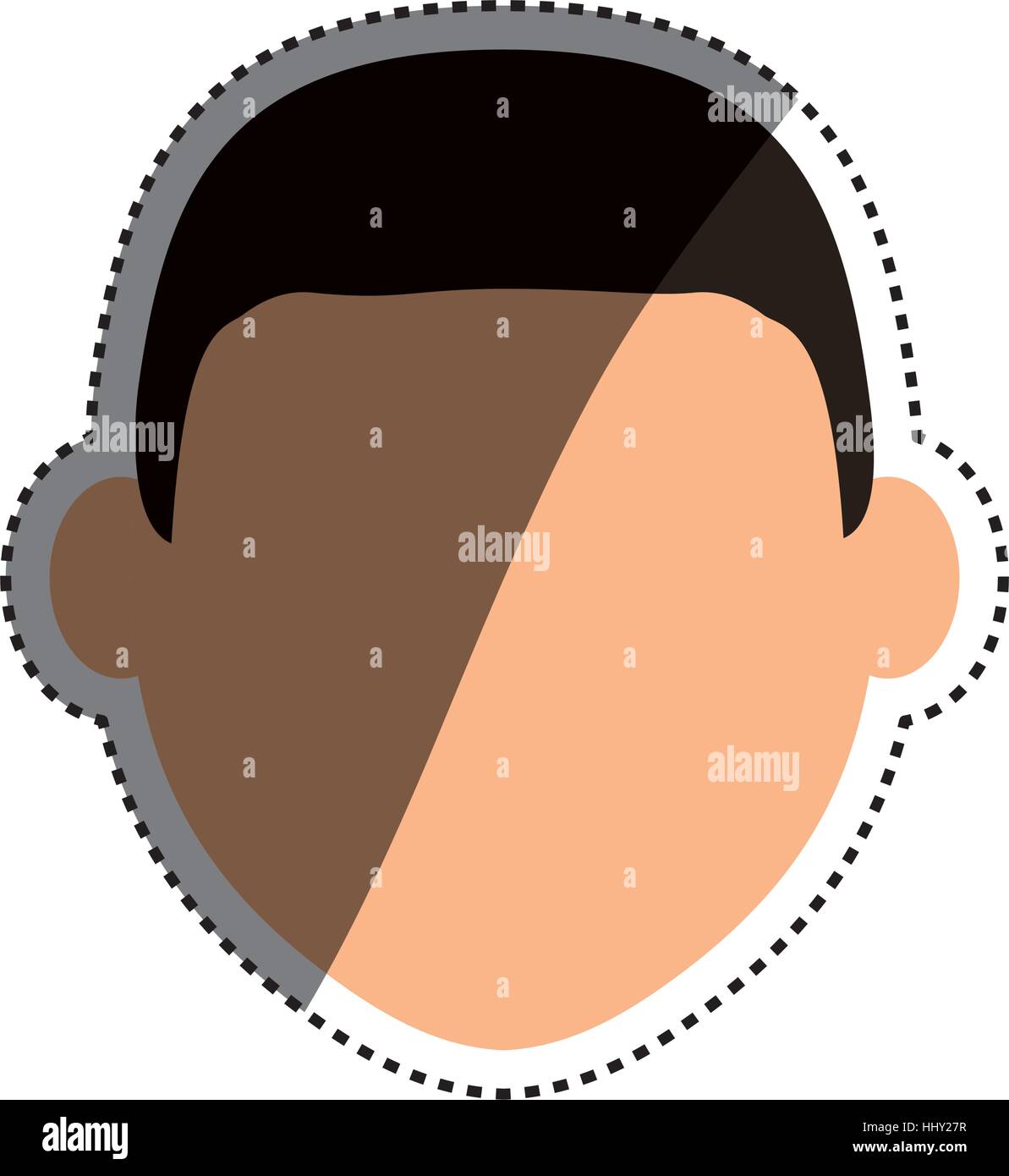 Man faceless head Stock Vector Image & Art - Alamy