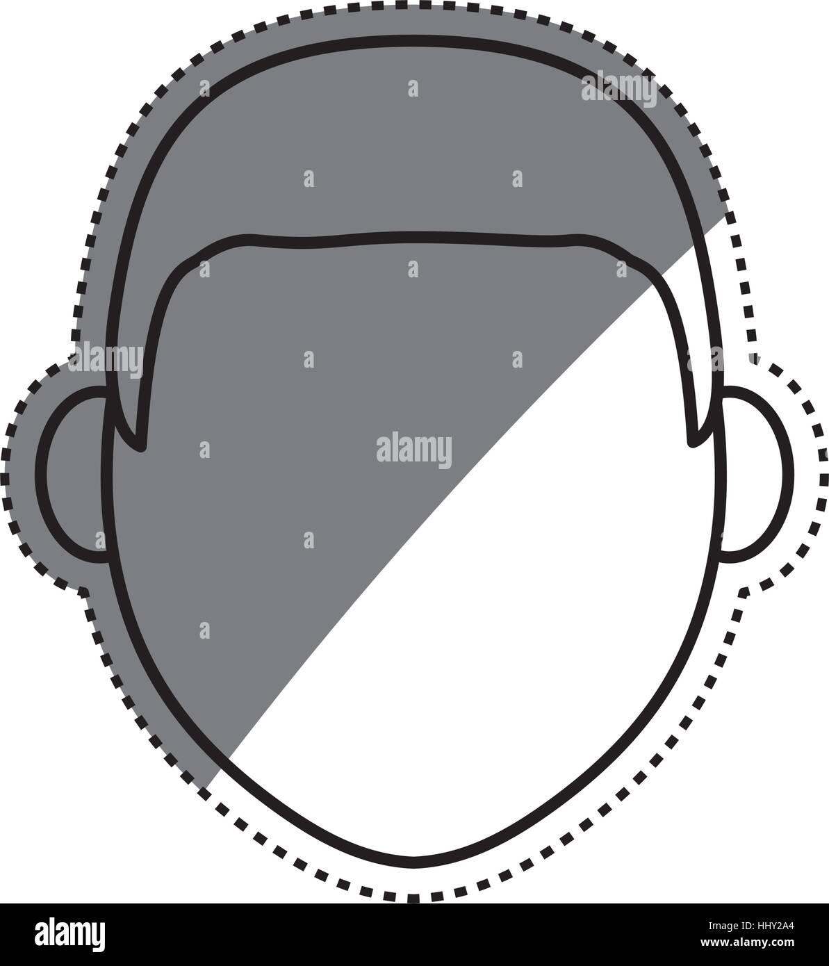 Man faceless head Stock Vector Image & Art - Alamy