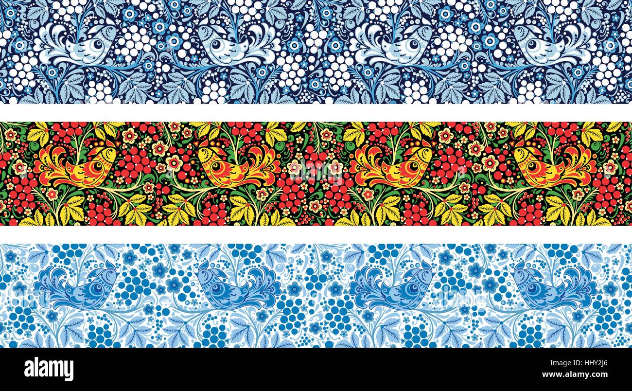 Hohloma vector vectors hi-res stock photography and images - Alamy