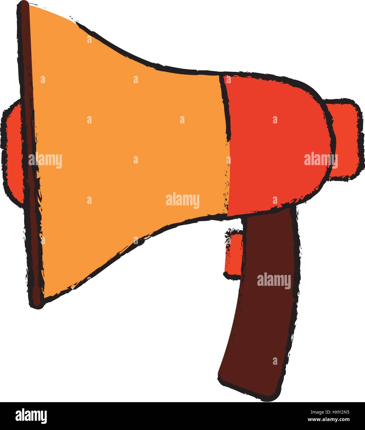 Bullhorn advertising symbol Stock Vector Image & Art - Alamy
