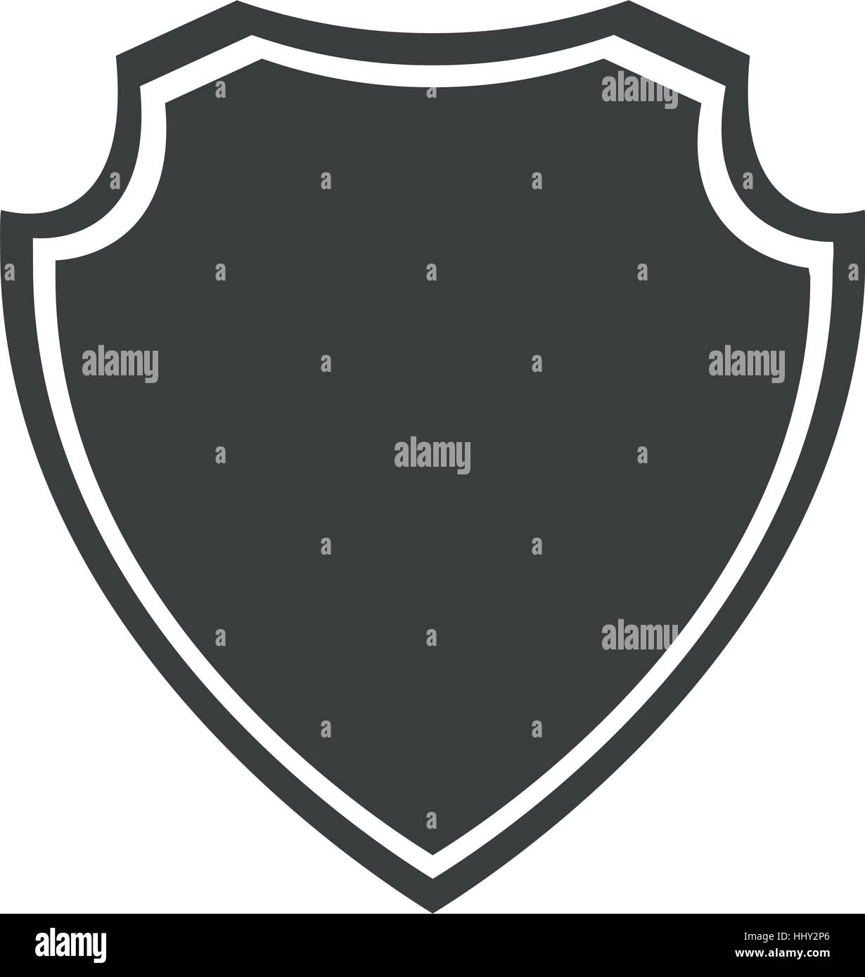 shield protection insignia security medieval graphic Stock Vector Image ...