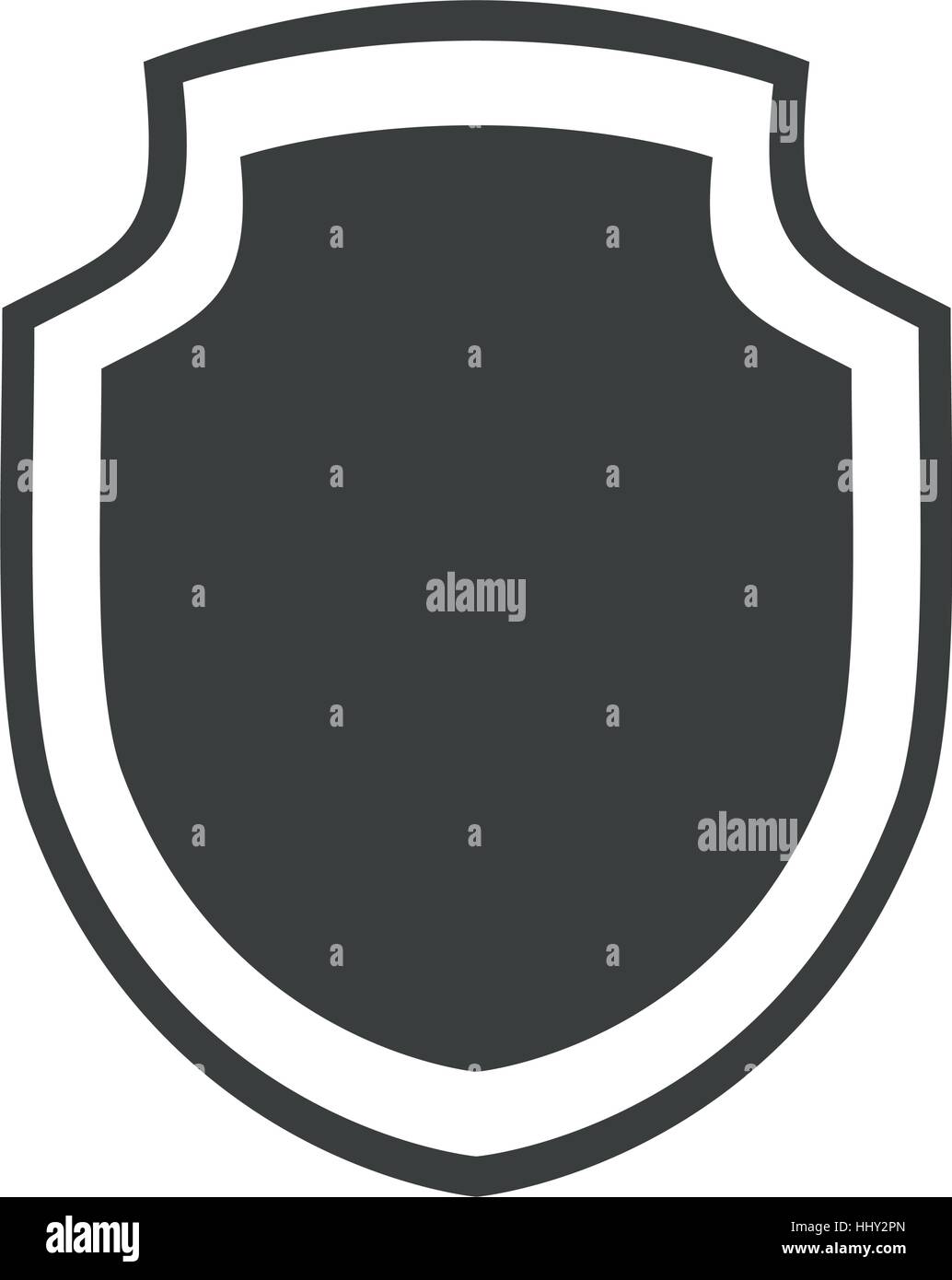 Plain banner shield hi-res stock photography and images - Alamy
