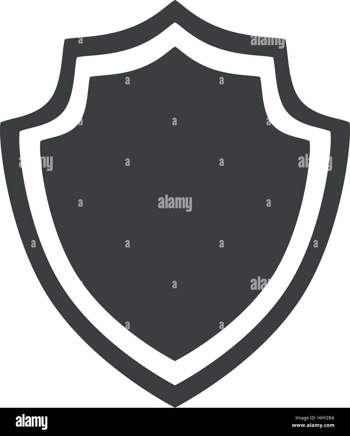 shield protection insignia security badge icon Stock Vector Image & Art ...