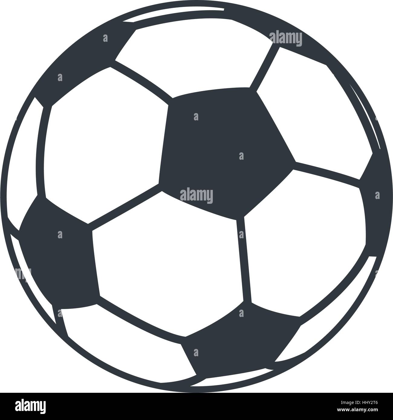 football soccer ball sport element icon Stock Vector Image & Art - Alamy