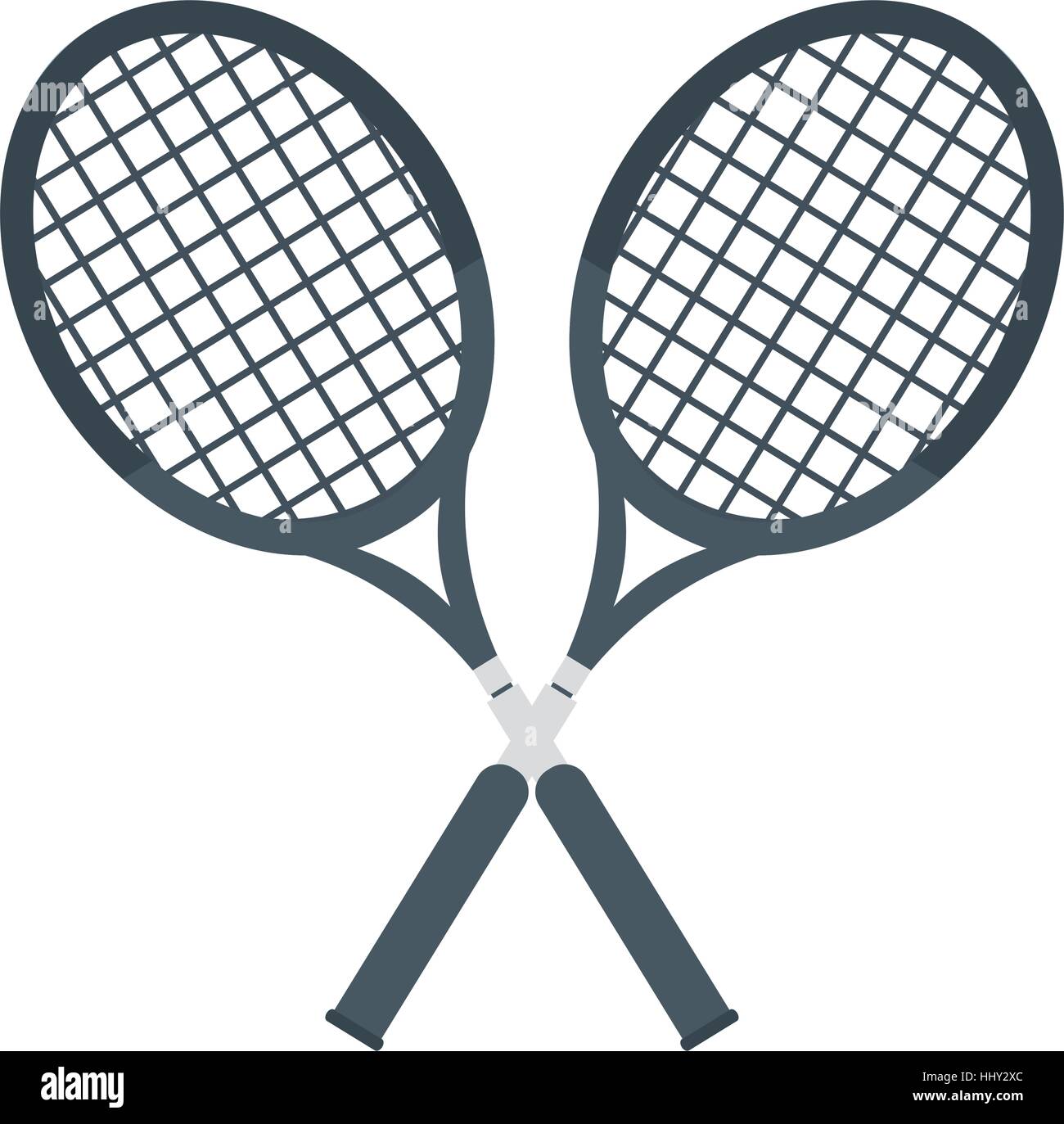 two racket crossed tennis graphic Stock Vector Image & Art - Alamy