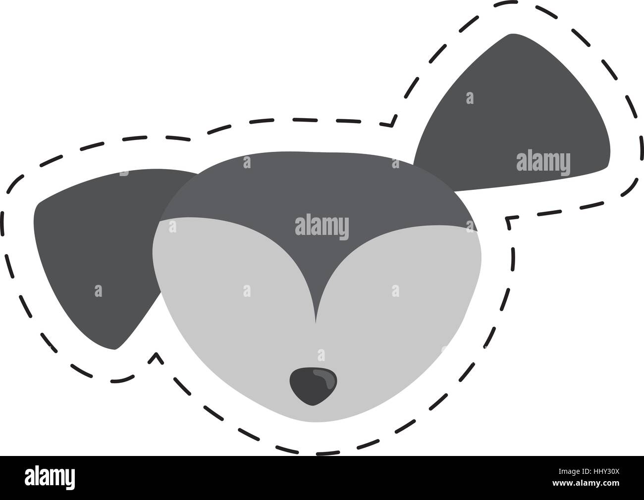 Dotted french bulldog Stock Vector Images - Alamy