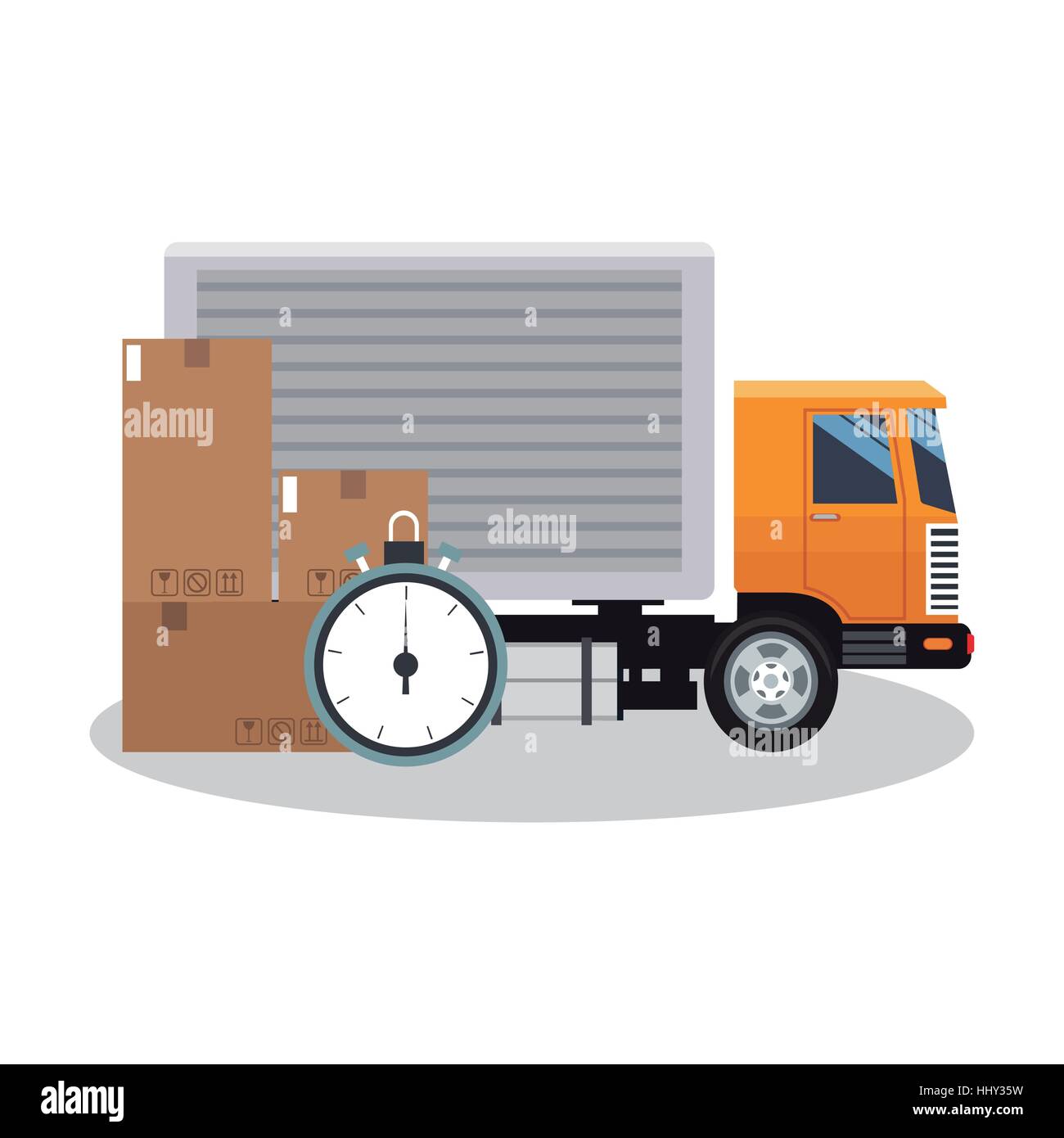 delivery logistics design Stock Vector Image & Art - Alamy