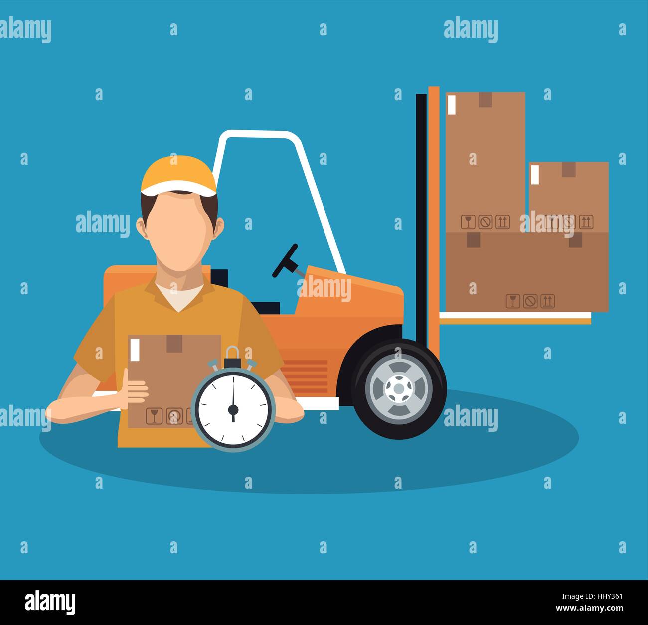 delivery logistics design Stock Vector Image & Art - Alamy
