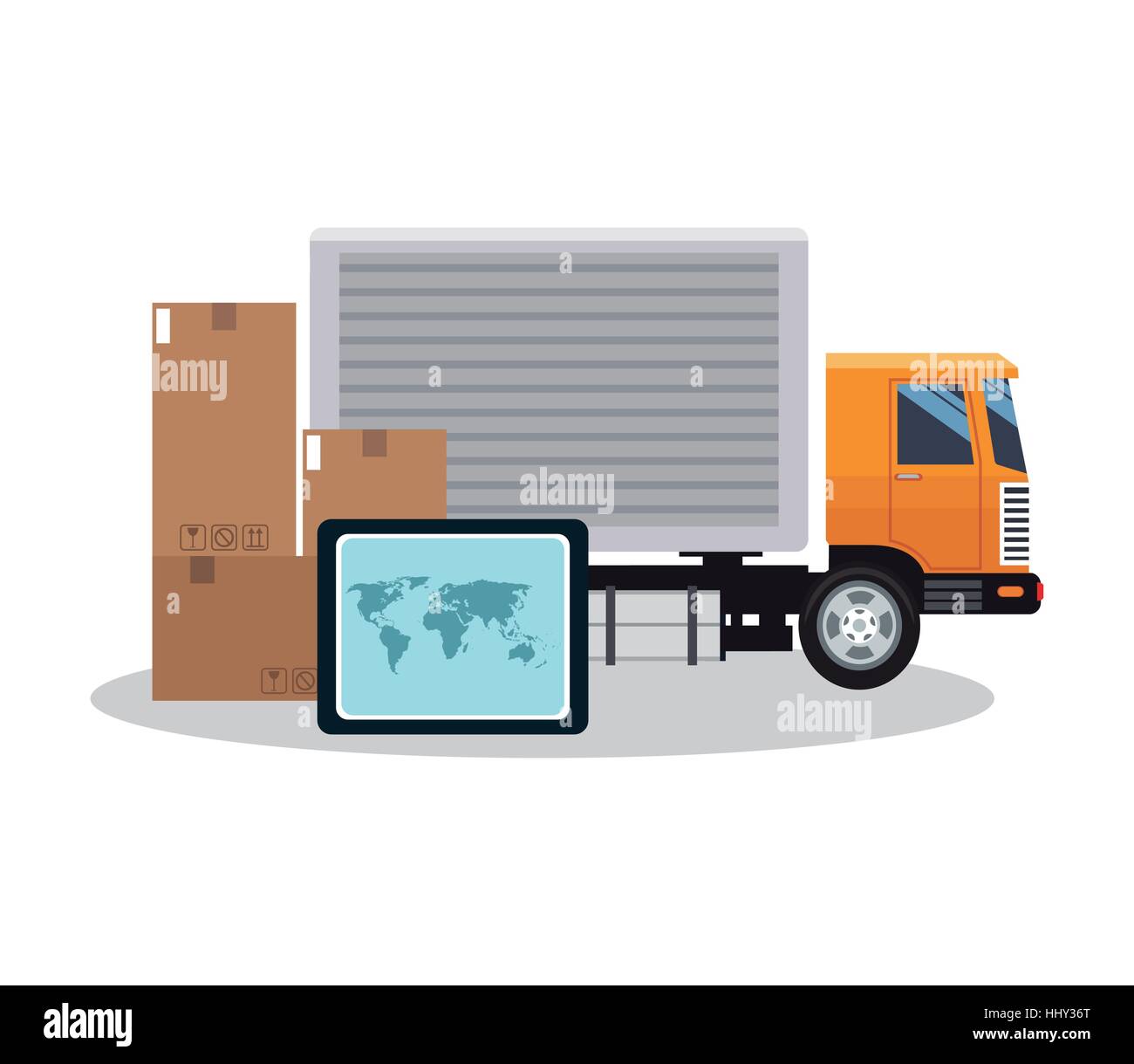delivery logistics design Stock Vector Image & Art - Alamy