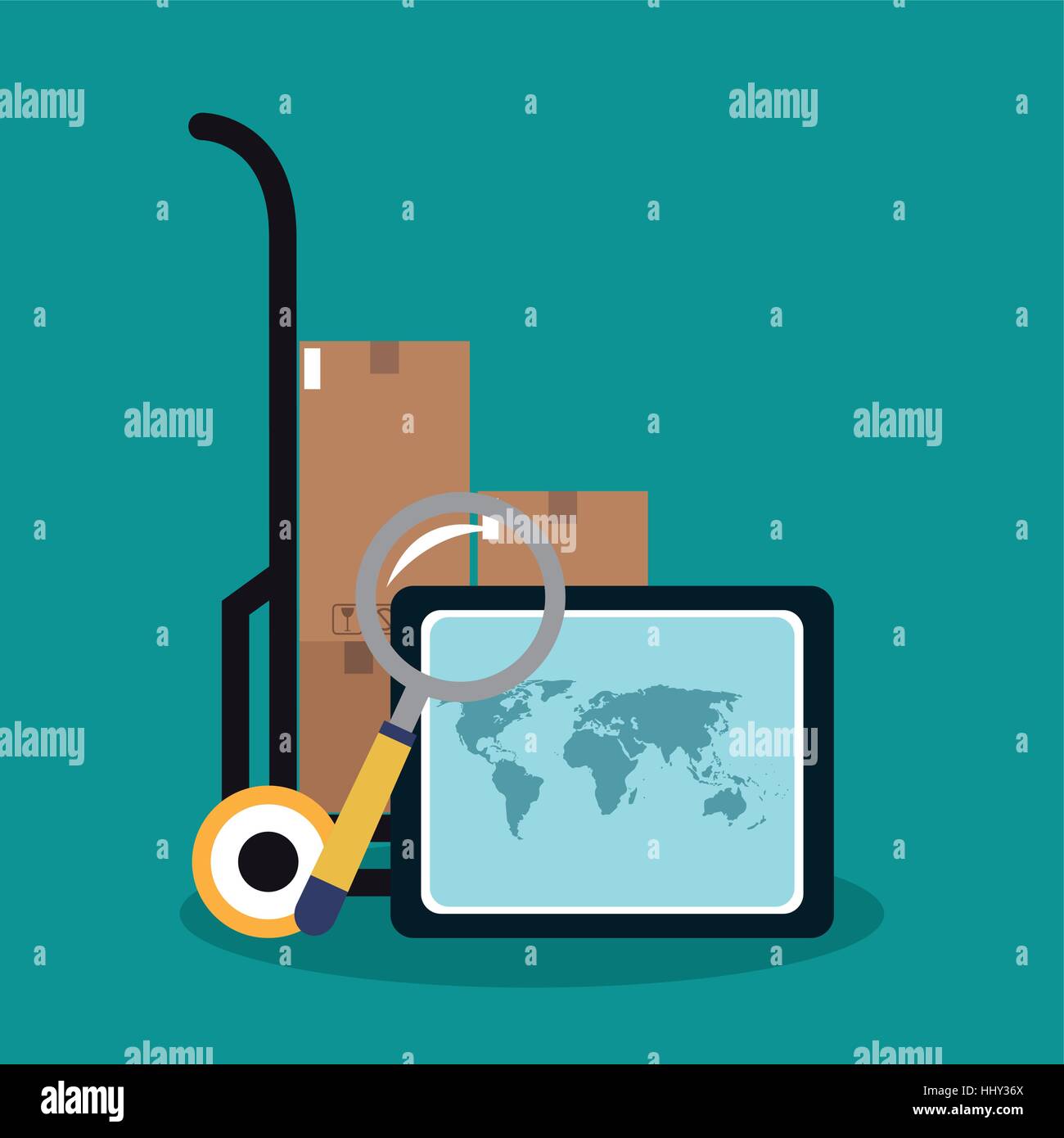 delivery logistics design Stock Vector Image & Art - Alamy