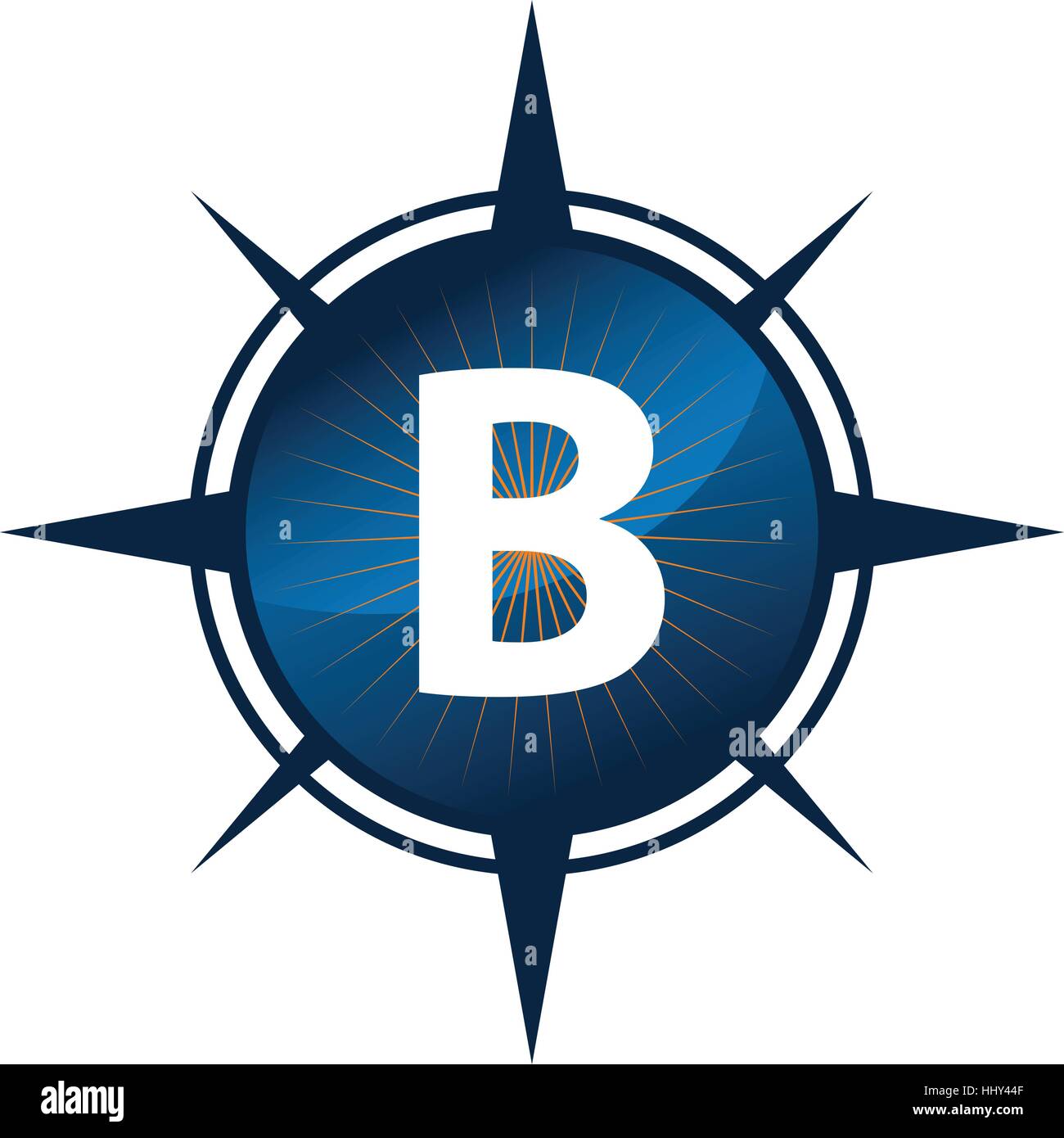 Insights Guide Initial B Stock Vector Image & Art - Alamy