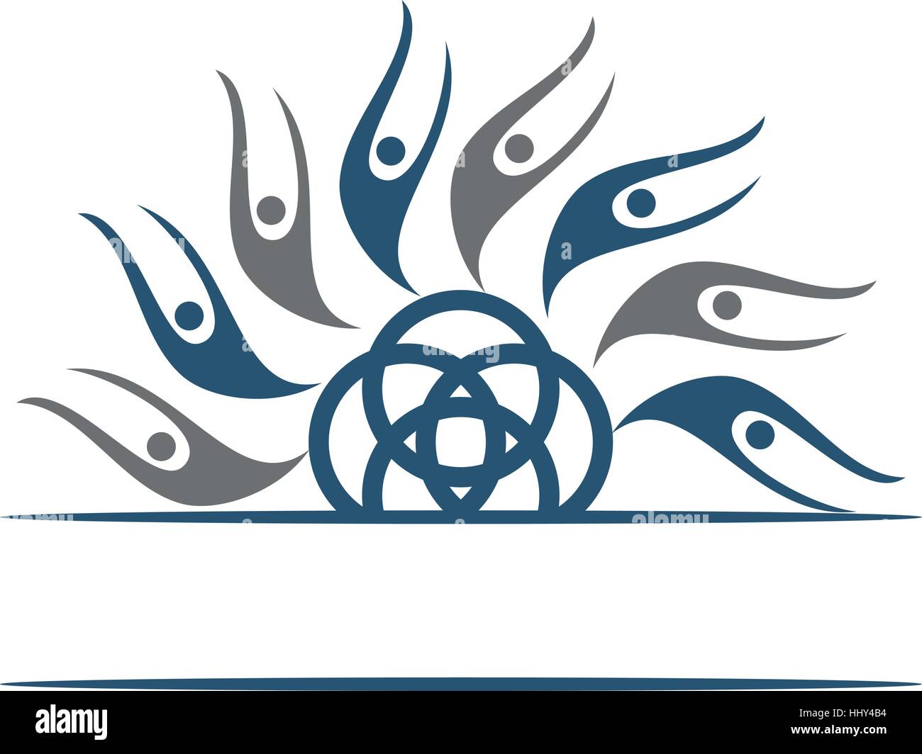 Social teamwork Stock Vector Images - Alamy