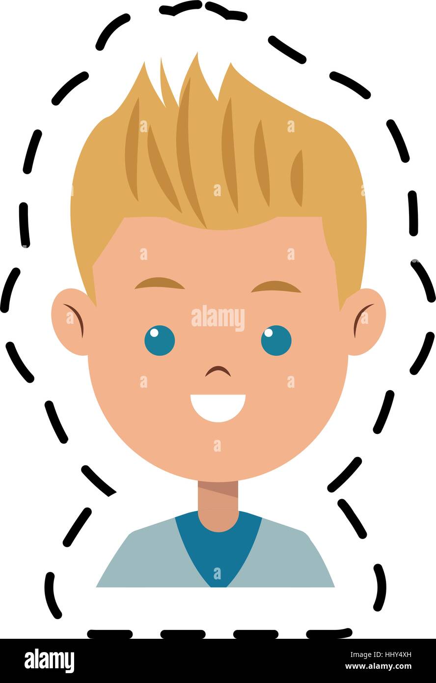 young boy cartoon icon Stock Vector Image & Art - Alamy