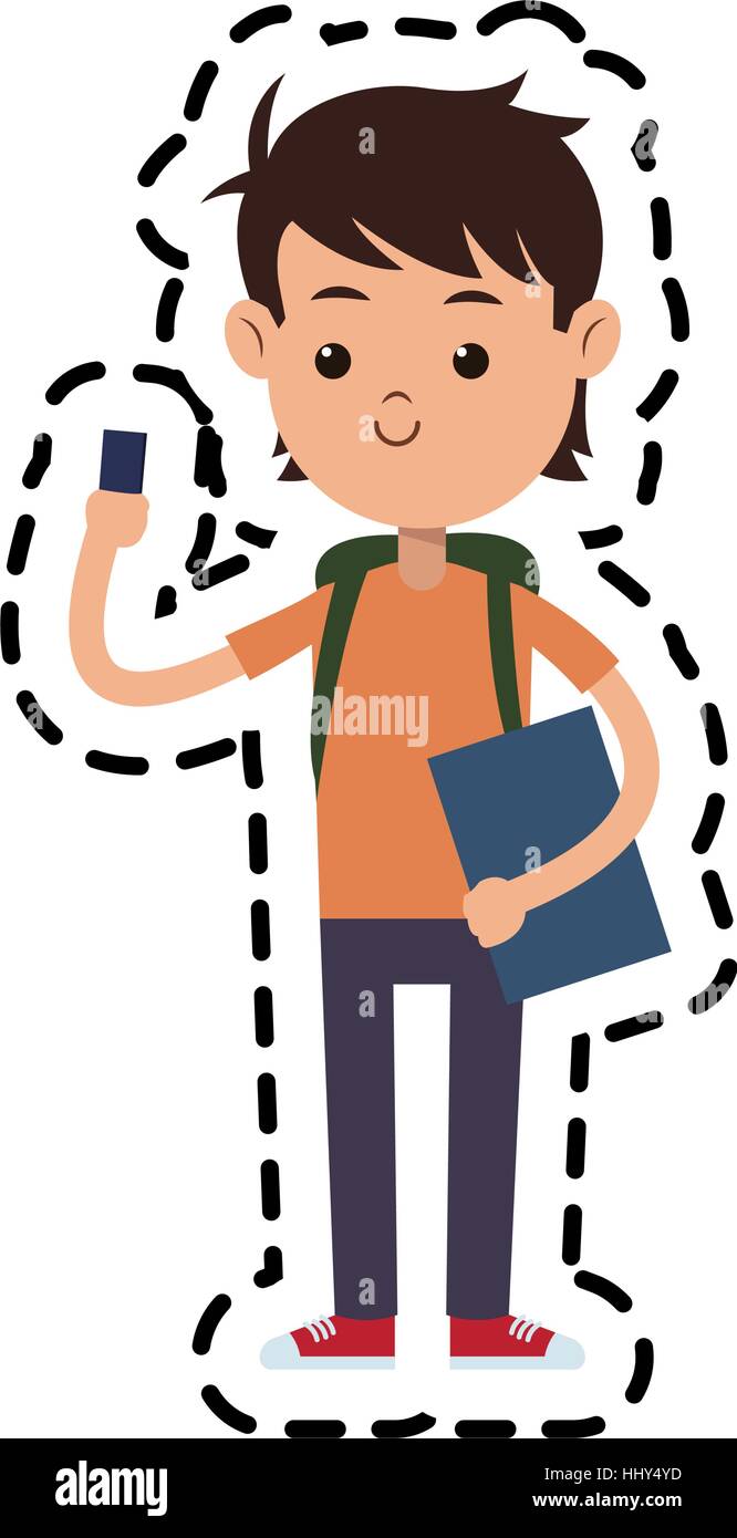 young boy cartoon icon Stock Vector Image & Art - Alamy