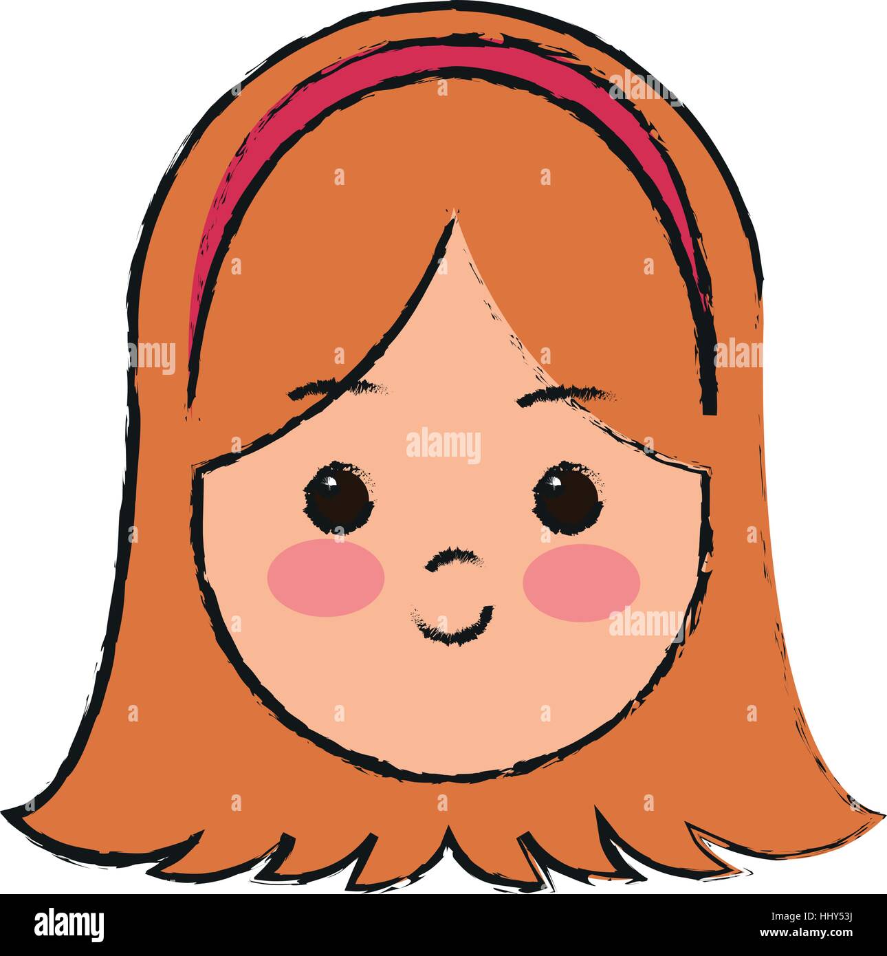 girl cartoon icon Stock Vector Image & Art - Alamy