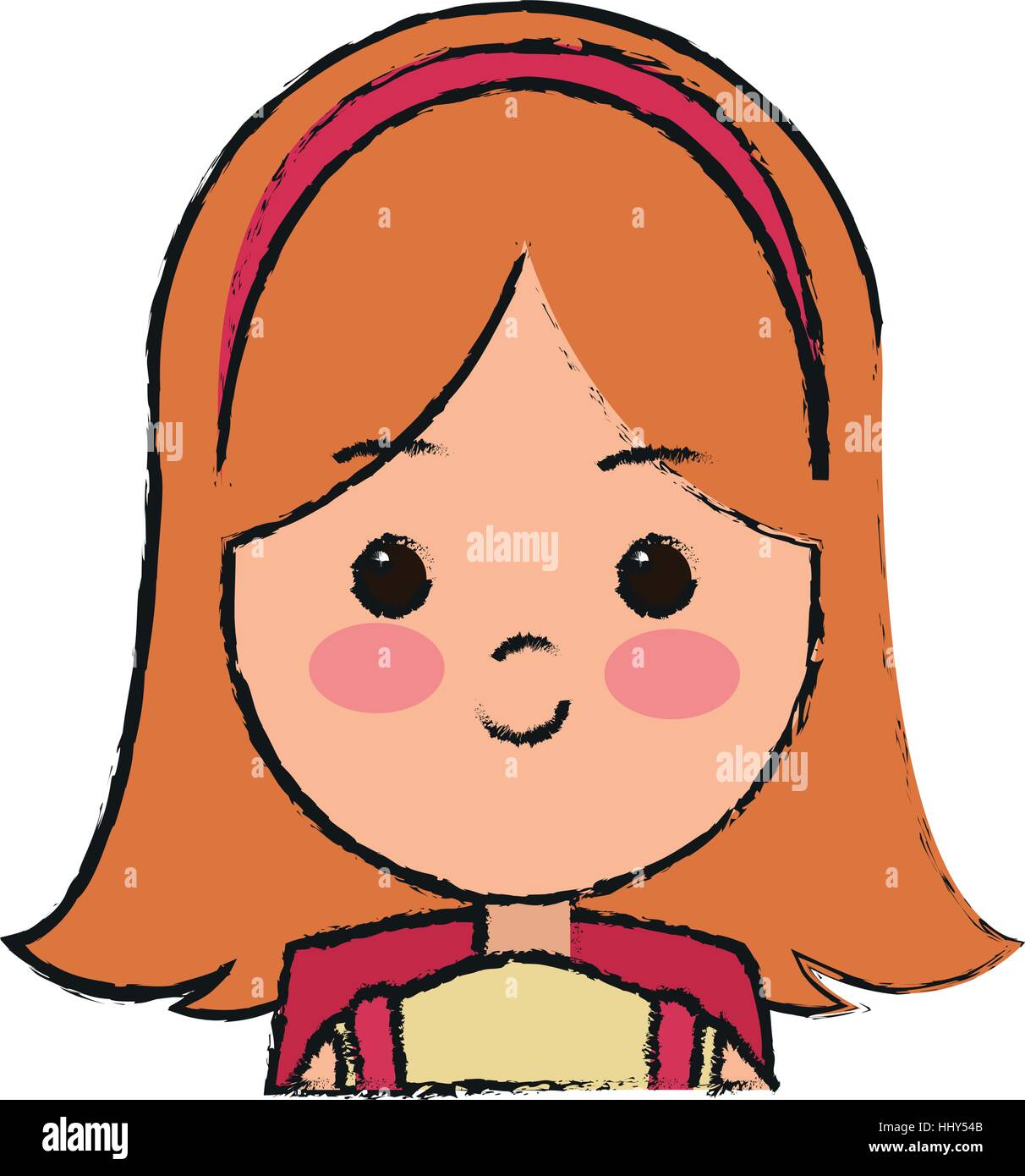 girl cartoon icon Stock Vector Image & Art - Alamy