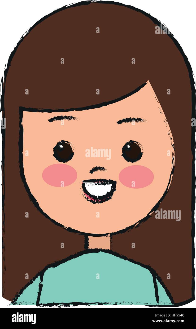 girl cartoon icon Stock Vector Image & Art - Alamy