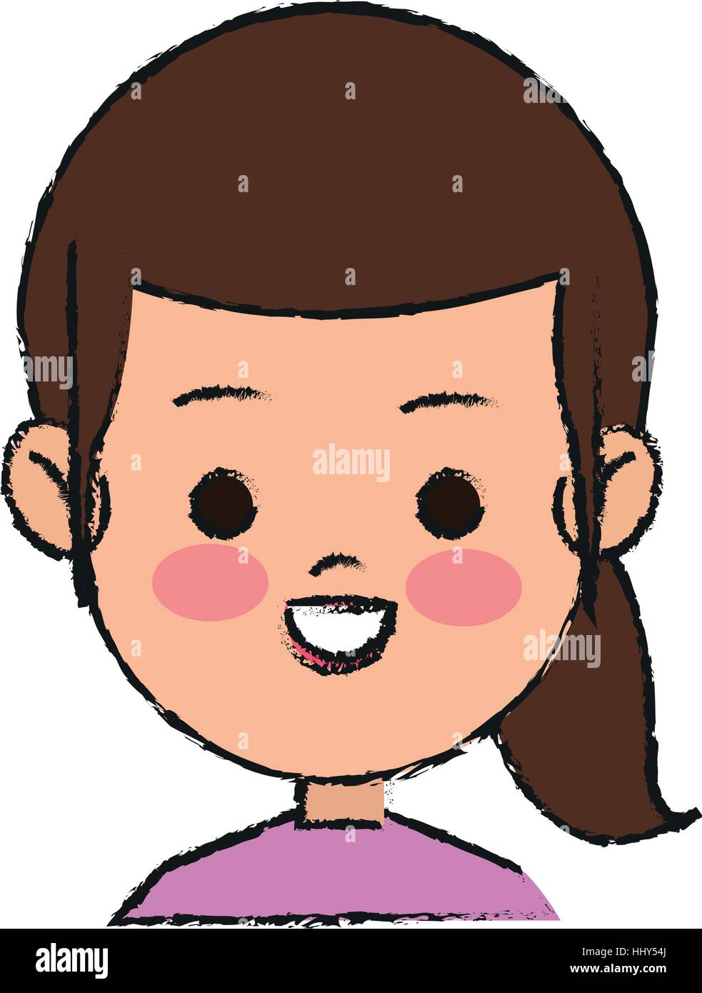 girl cartoon icon Stock Vector Image & Art - Alamy