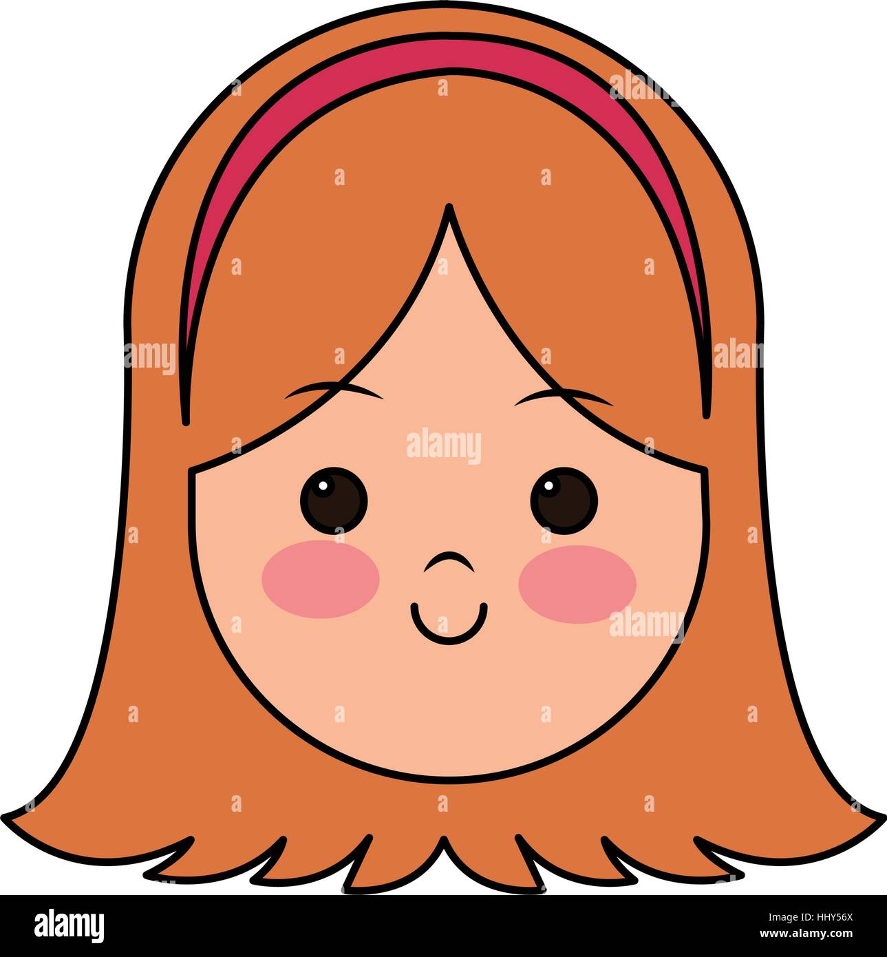 girl cartoon icon Stock Vector Image & Art - Alamy
