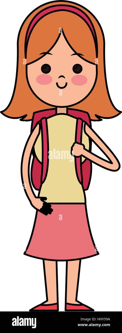 girl cartoon icon Stock Vector Image & Art - Alamy